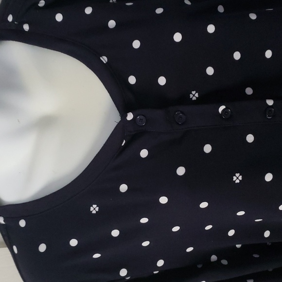 kate spade | Intimates & Sleepwear | Kate Spade New York Navy Polka ...